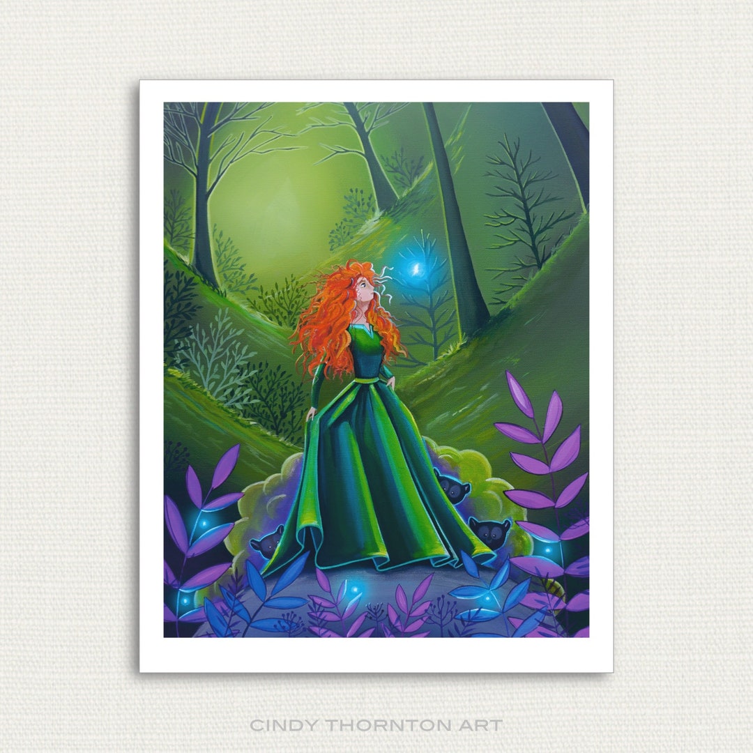 8x10 Limited Edition Merida With the Wisps Signed & Numbered Fine Art ...