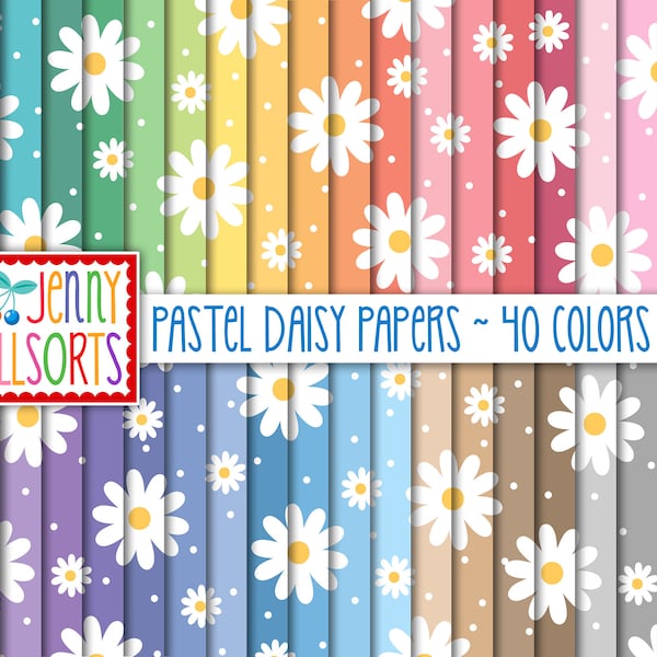 Flower Digital Paper - Etsy