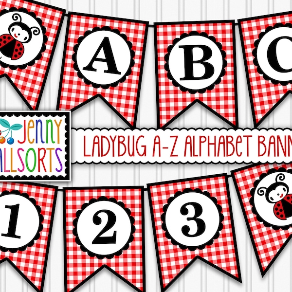 Ladybug Banner - Etsy