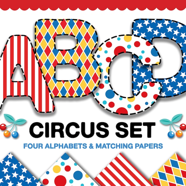 Carnival Letters - Etsy