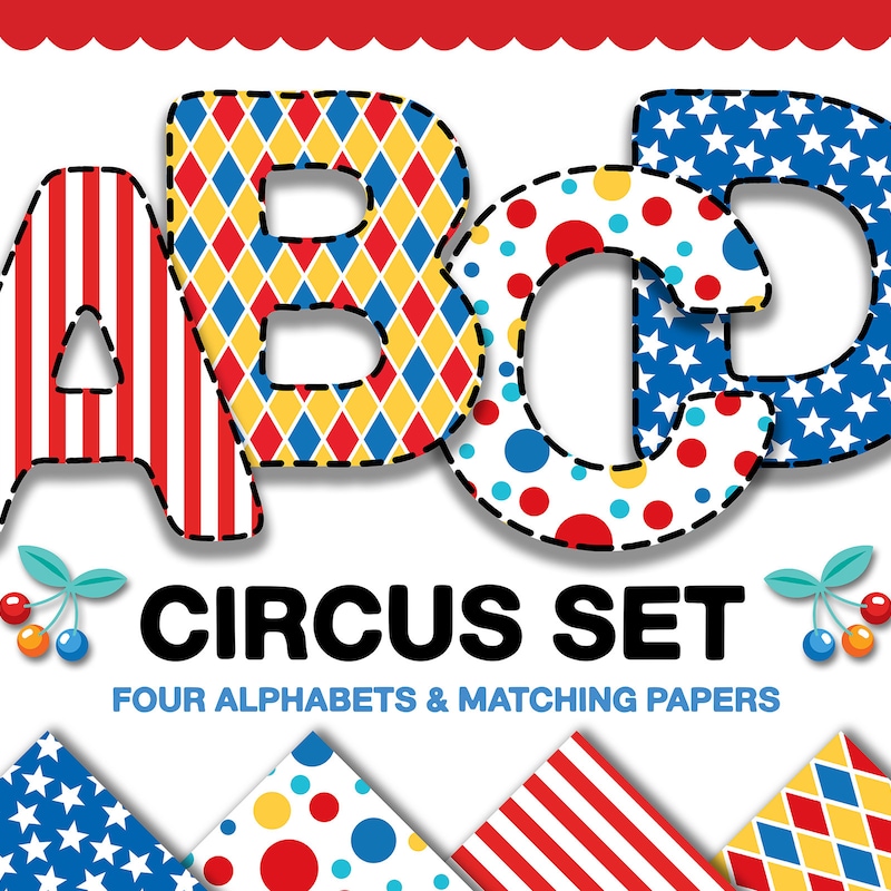 Carnival Letters - Etsy