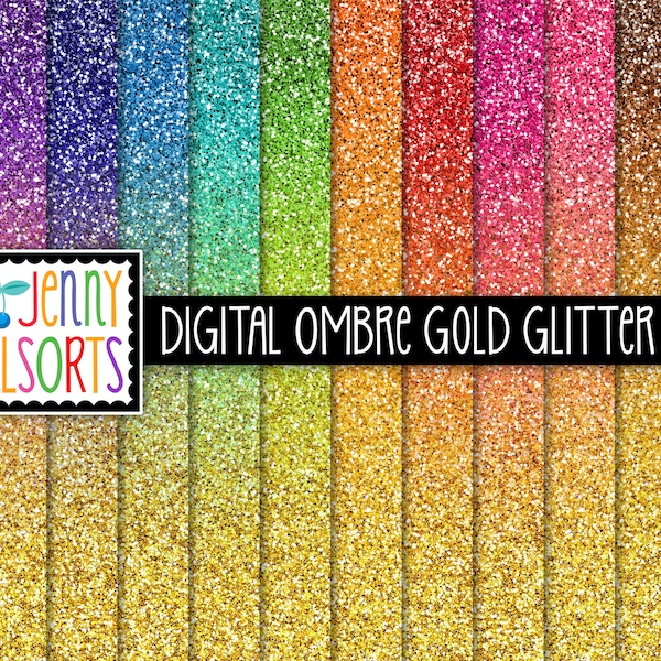 Gold Glitter - Etsy