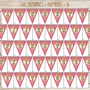 Cowgirl Vintage Bandana Banner Printable - Digital Cowboy Alphabet ...