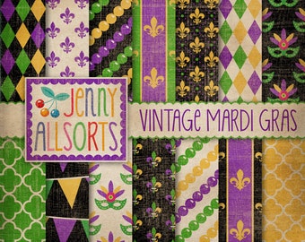 Mardi Gras Digital | Etsy