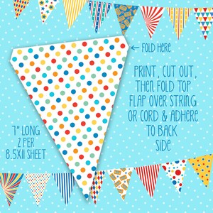 Printable Circus Birthday Banner - Digital Circus Birthday Bunting ...