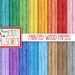 Wood Texture Digital Paper Set, Seamless Wooden Texture Patterns in 20 ...
