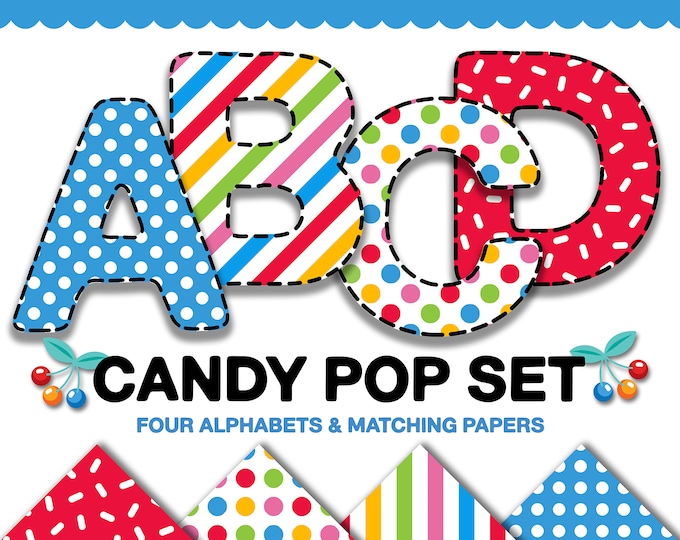 Сolor Alphabet Svg, Birthday Alphabet Png, Color Letters, Clipart of ...