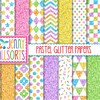 Easter Sweets Digital Paper Pack Printable Graphic Design Patterns ...
