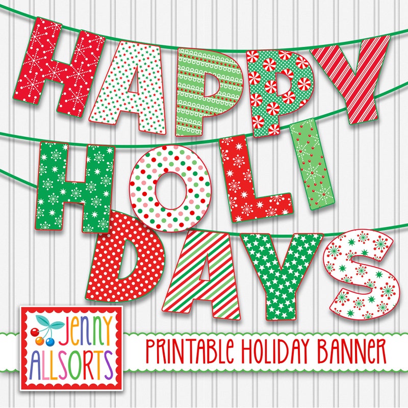Holiday Banner - Etsy
