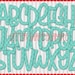 Pink Cowgirl 4-alphabet Bundle for Sublimation & Design, Digital Girly ...