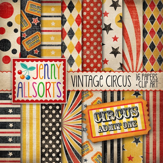 Free Vintage Circus Printables