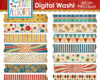 Vintage Cowboy Washi Tape Digital Clip Art Graphic Download | Etsy