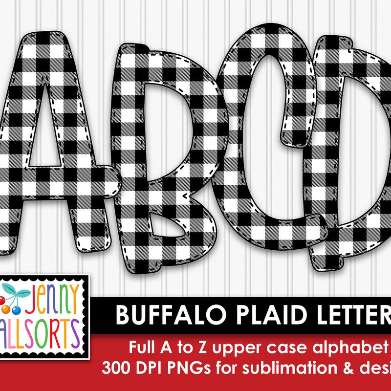 Buffalo Check Stencil - Etsy