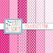 Pink Dots Digital Scrapbook Paper - Printable Pink Polka Dots, Pink ...