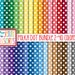 ABC Digital Paper Pack 40 Color Bundle, Printable Letter Toss Scrapbook ...