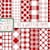 Red Gingham Digital Alphabet for Sublimation & Design, 10 Digital ...