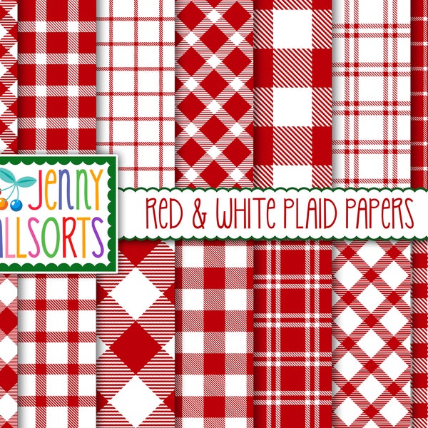 Red Gingham - Etsy