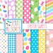 Easter Sweets Digital Paper Pack - Printable Graphic Design Patterns ...