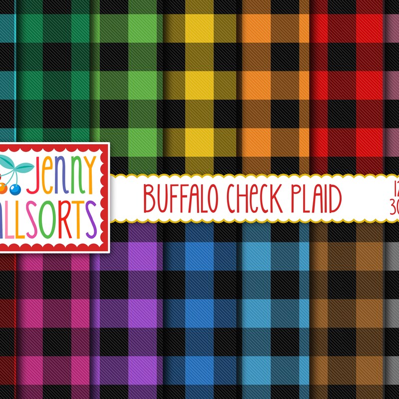 Buffalo Check Stencil - Etsy