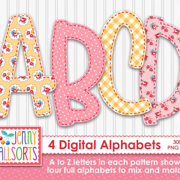 Shabby Chic Letters - Etsy