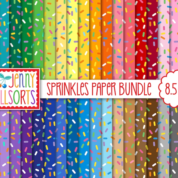 Sprinkle Scrapbook Paper - Etsy