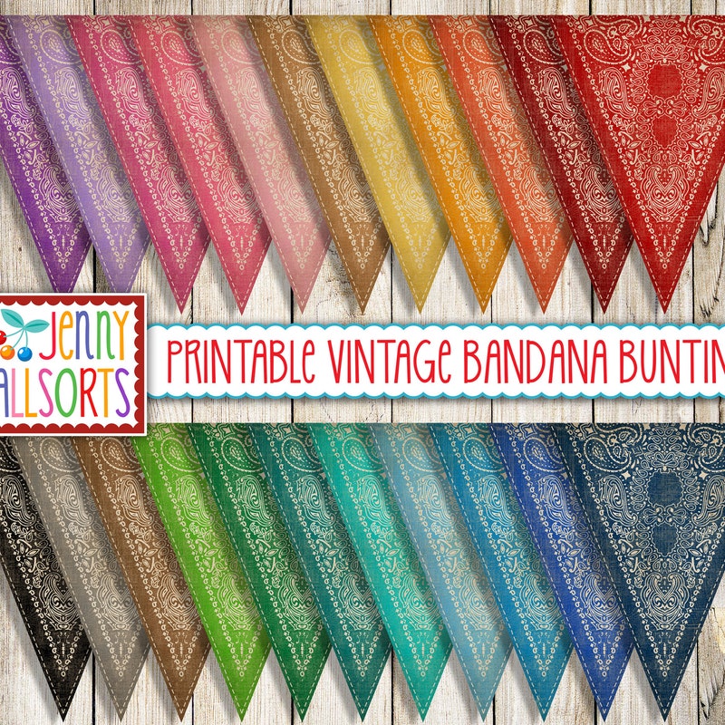 Bandana Banner - Etsy