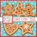 Gingerbread Cookie Digital Clipart - Digital Gingerbread Cookies ...
