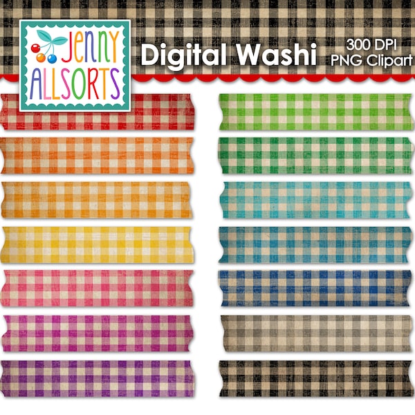 Digital Washi Tape - Etsy