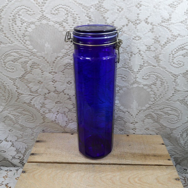 Cobalt Blue Canisters - Etsy