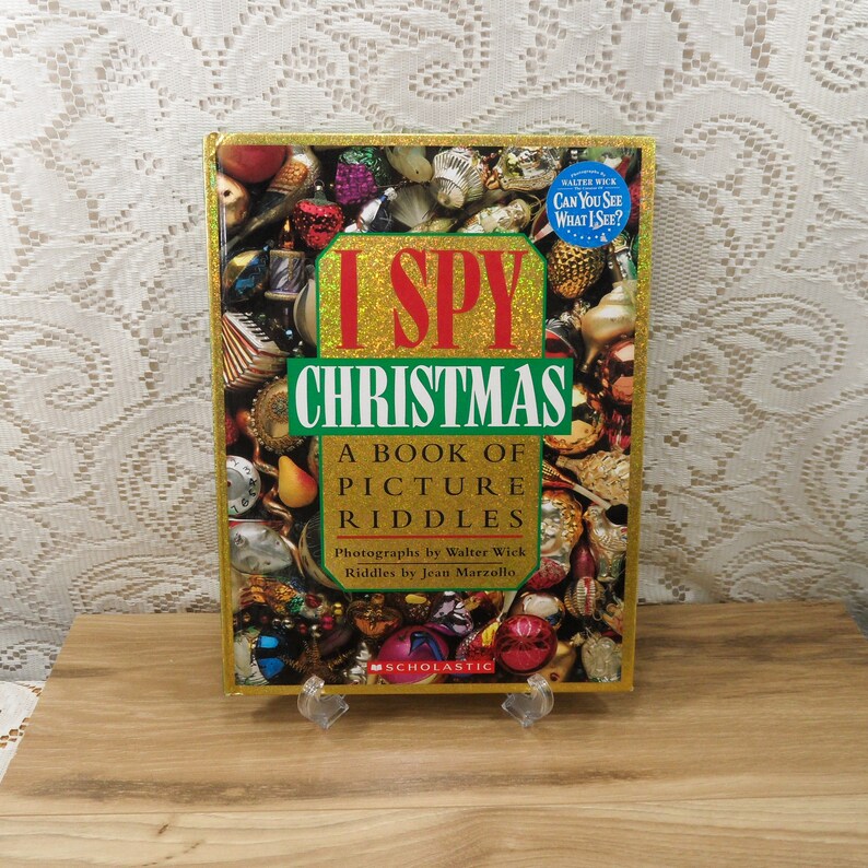 I Spy Book, I Spy Christmas Book, Book of Picture Riddles, Picture ...