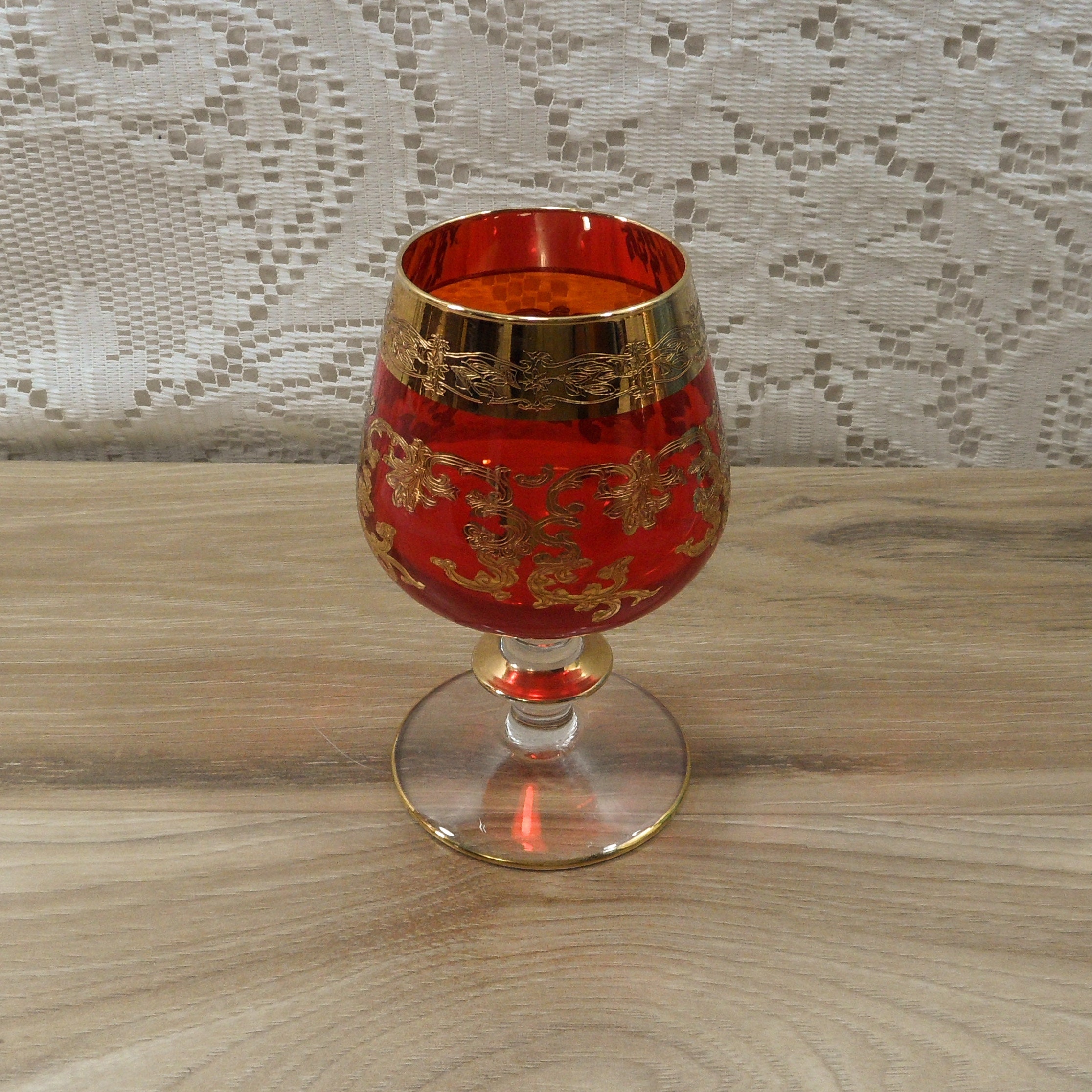 Arte Itálica, Brandy Snifter, Vintage Glass Snifter, Hollywood Regency ...