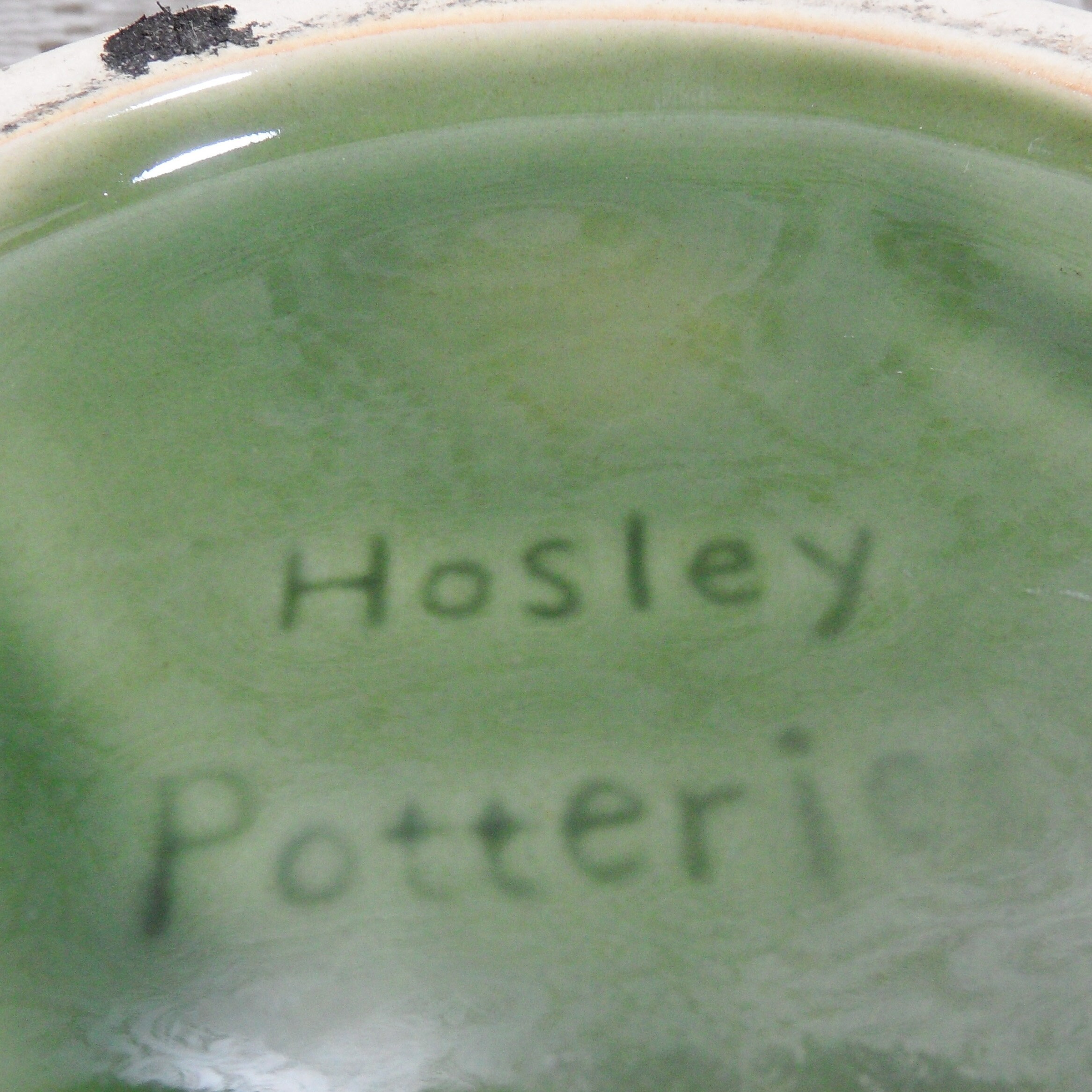 Hosley Potteries, Hosley Ceramic Vase, Green Ceramic Vase, Vintage Vase ...