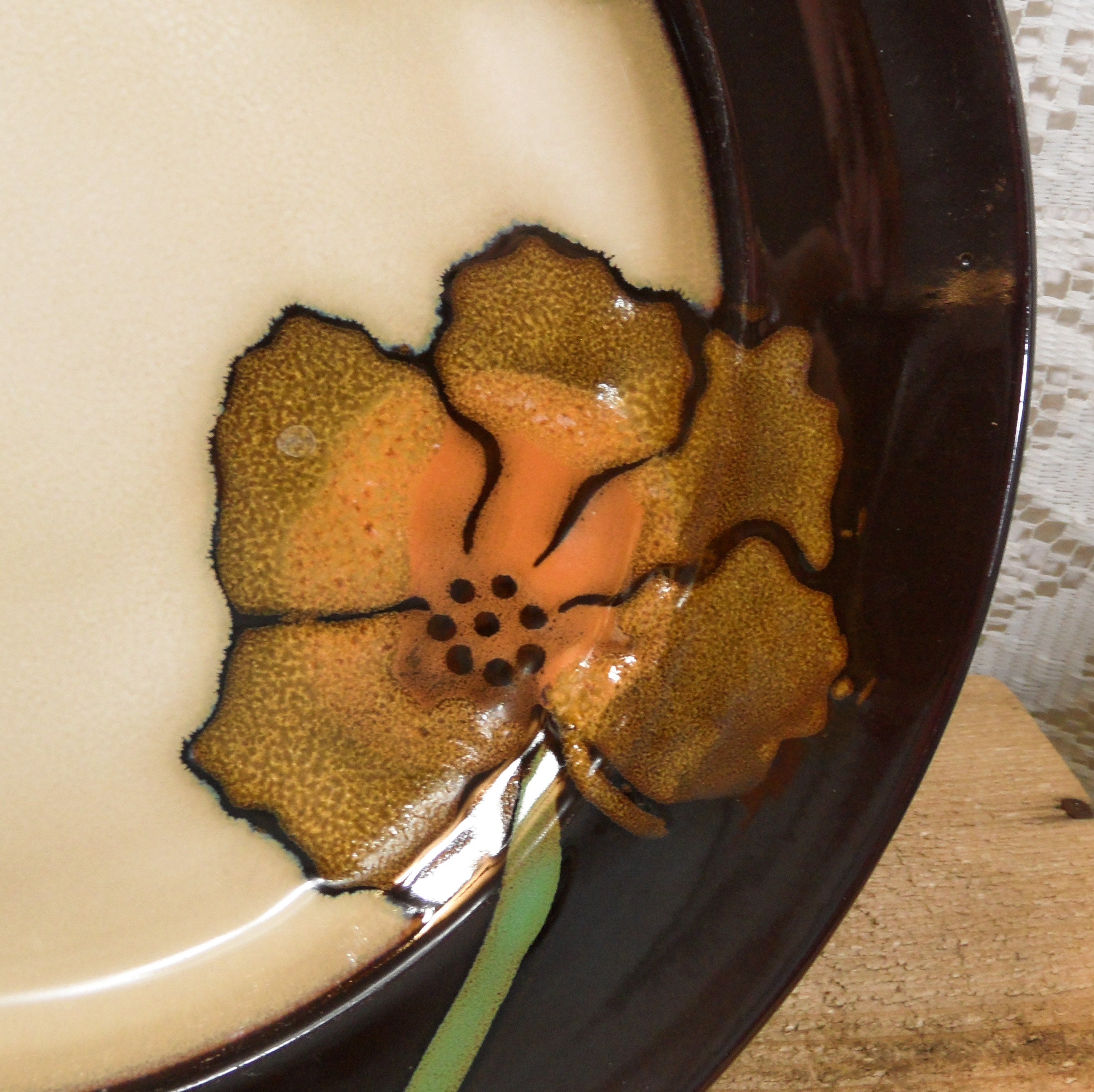 Vintage Pfaltzgraff Painted Poppies Dinner Plate Painted - Etsy UK