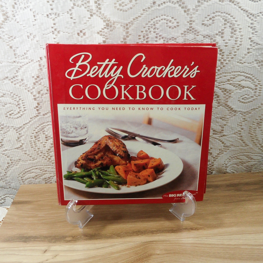 Betty Crocker Cookbook, Big Red Cookbook, Vintage Cookbook, 5 Ring ...