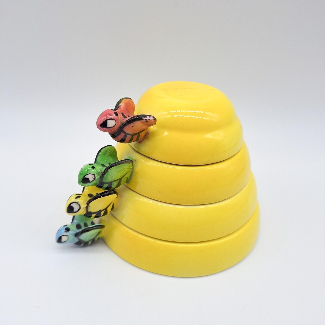 Beehive Measuring Cups, Stacking Measuring Cups, Ceramic Measuring Cups ...