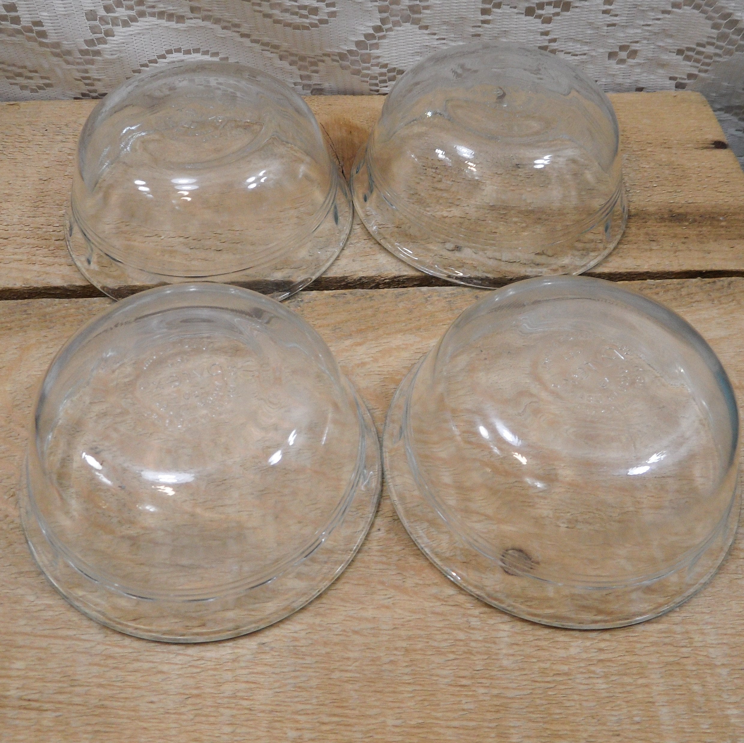 Pyrex Bowls, Pyrex Clear Glass Custard Cups, 10 Oz Glass Bowl, Glass ...