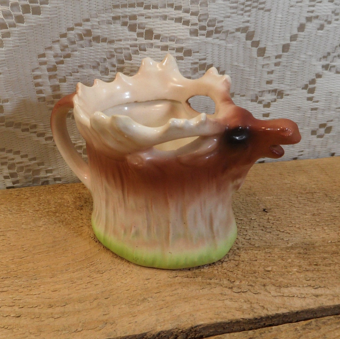 Moose Creamer, Czech Slovakia Vintage Moose Creamer, Moose Lovers' Gift ...