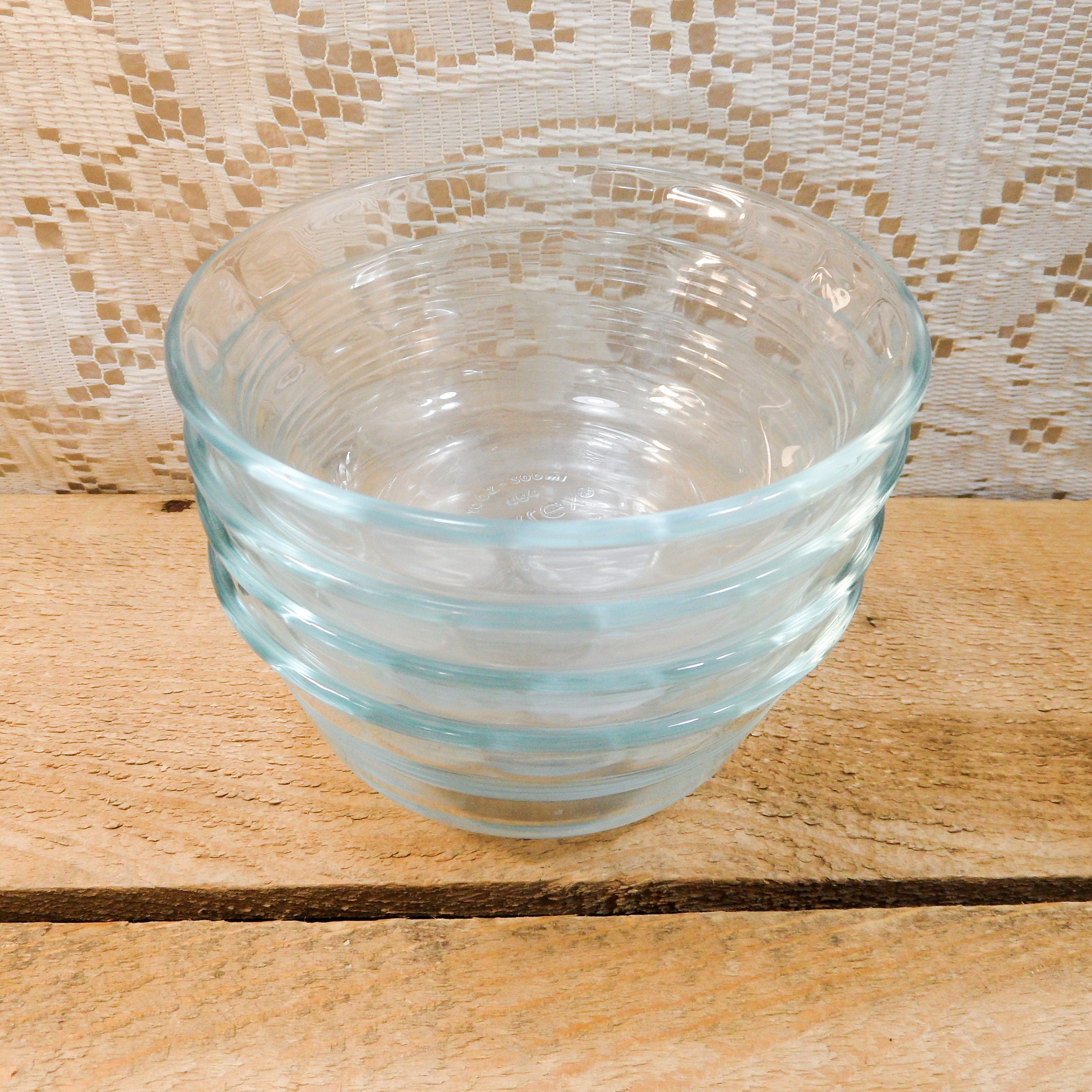 Pyrex Bowls, Pyrex Clear Glass Custard Cups, 10 Oz Glass Bowl, Glass ...