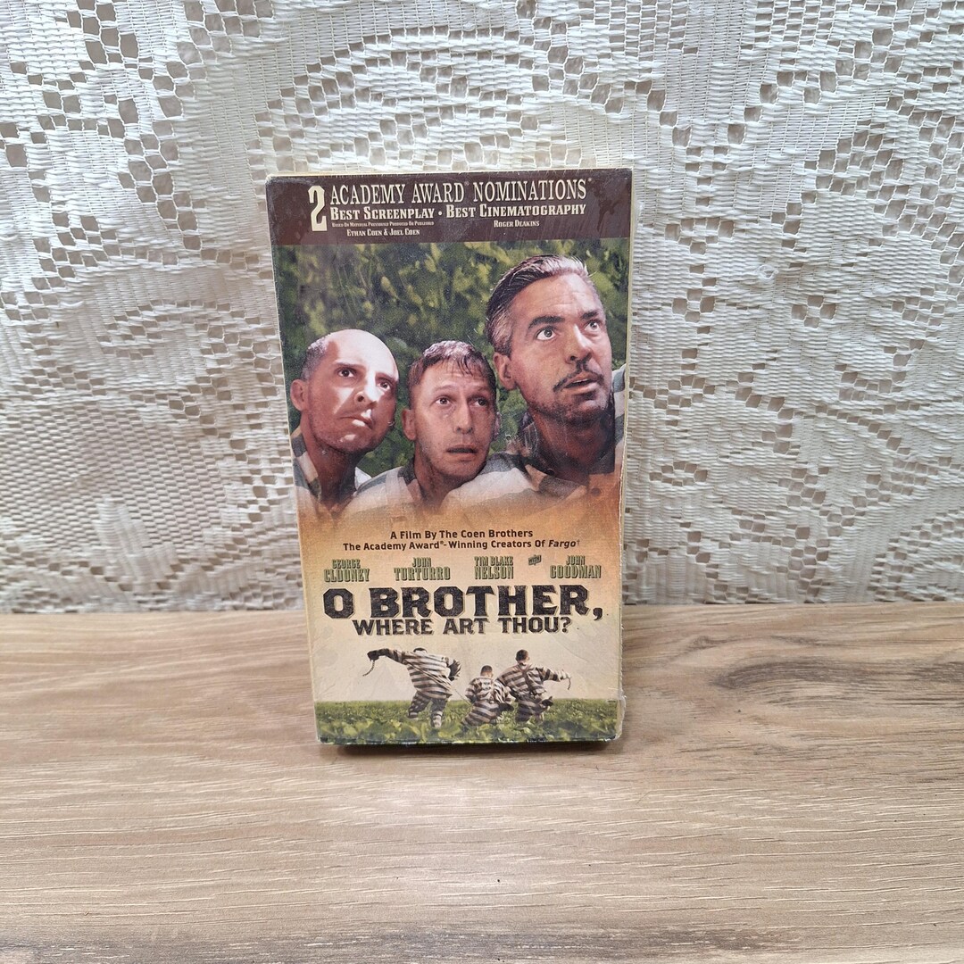 O Brother Where Art Thou, VHS Tape, George Clooney - Etsy