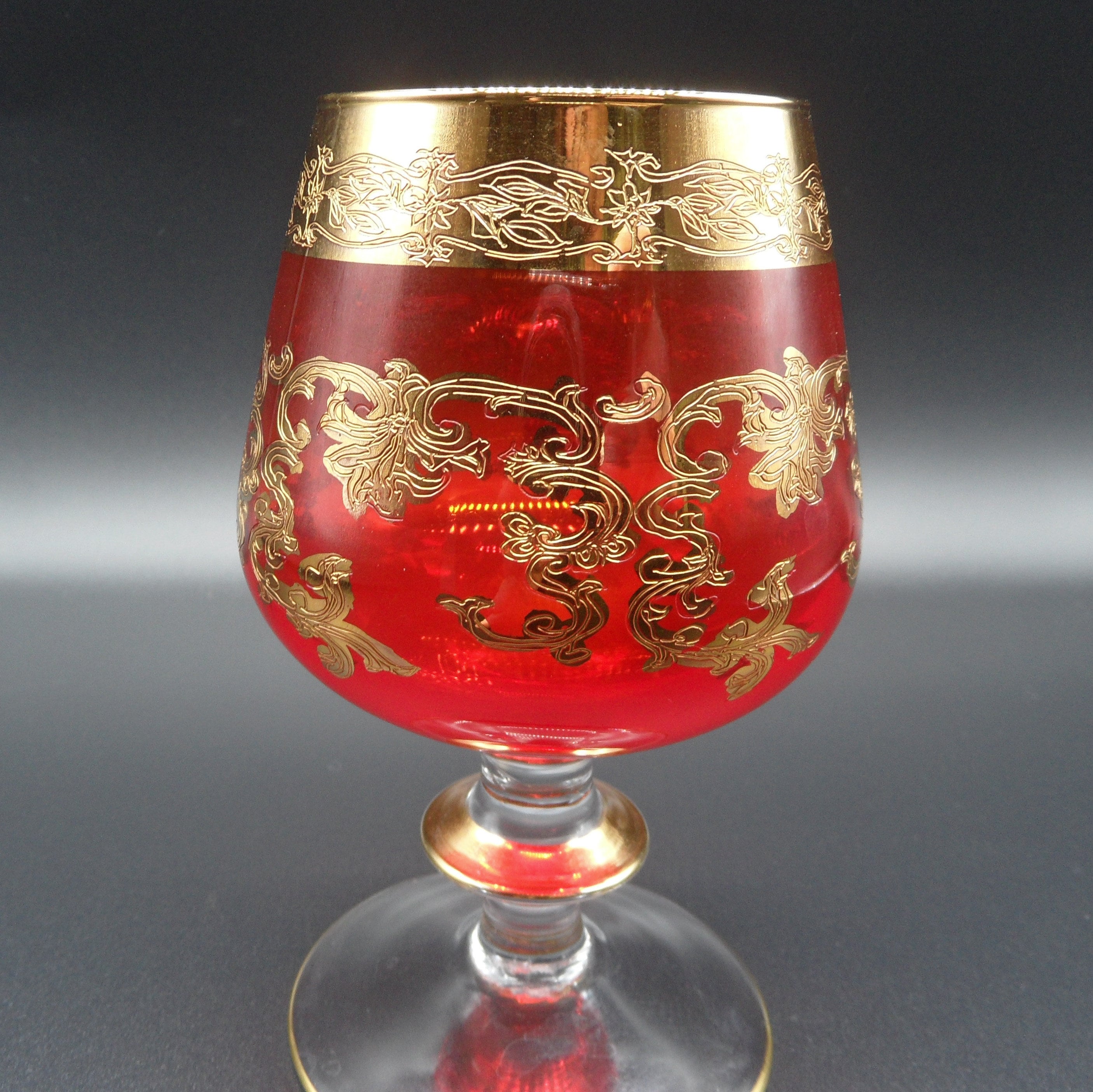 Arte Itálica, Brandy Snifter, Vintage Glass Snifter, Hollywood Regency ...
