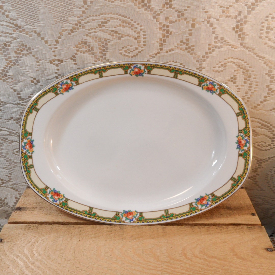 TK Thun Chuna, Tkthuny Serving Tray, Czechoslovakia China, Rectangular ...