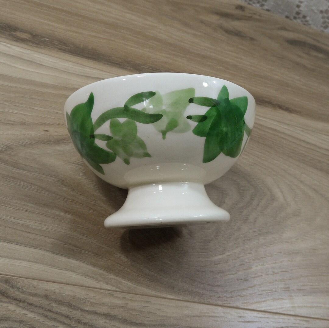 Franciscan Ivy Bowl, Ivy Pedestal Bowl, Vintage Franciscan, Franciscan ...