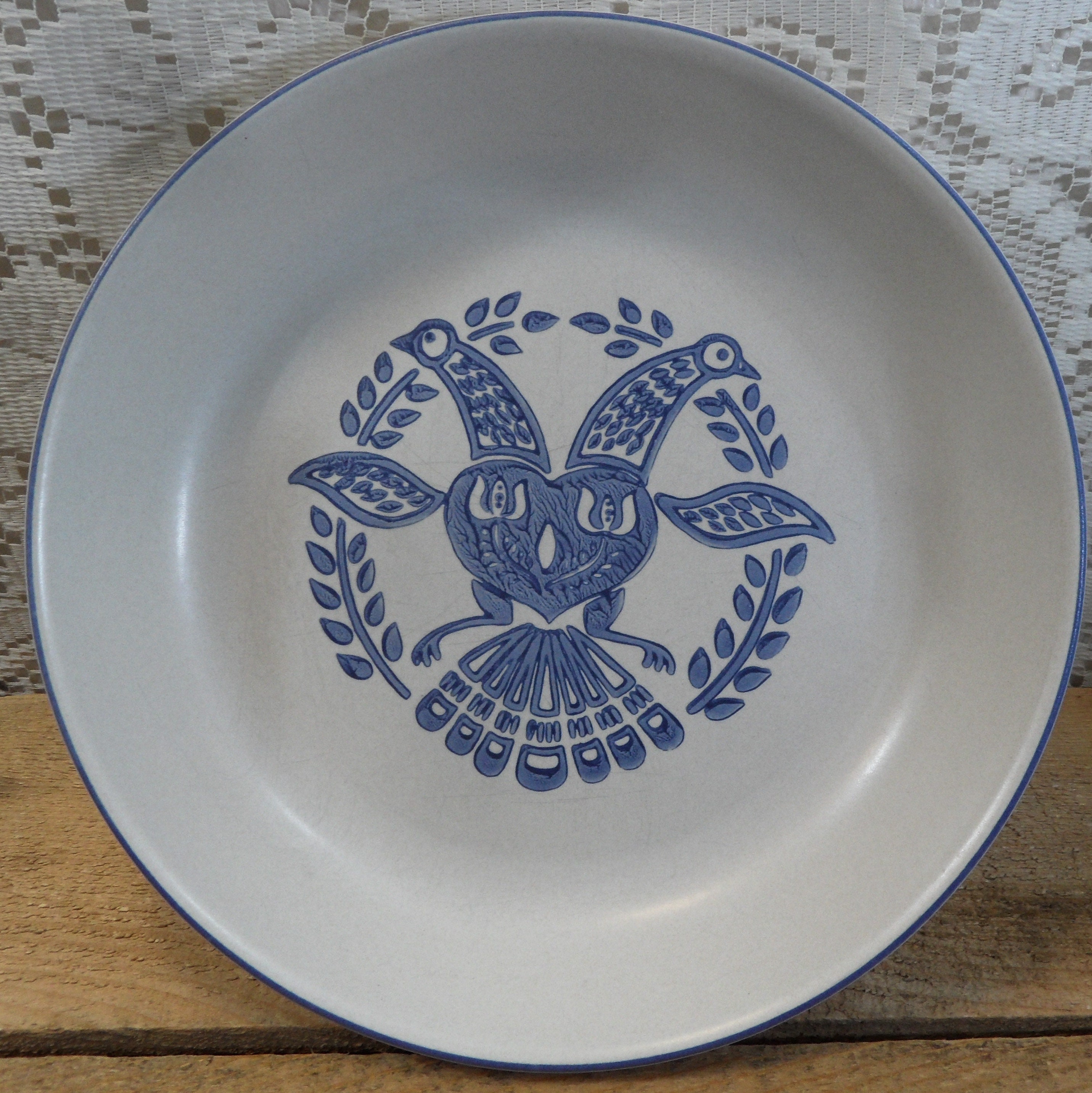 Pie Plate Vintage Pfaltzgraff Blue Bird Pie Plate Ceramic - Etsy