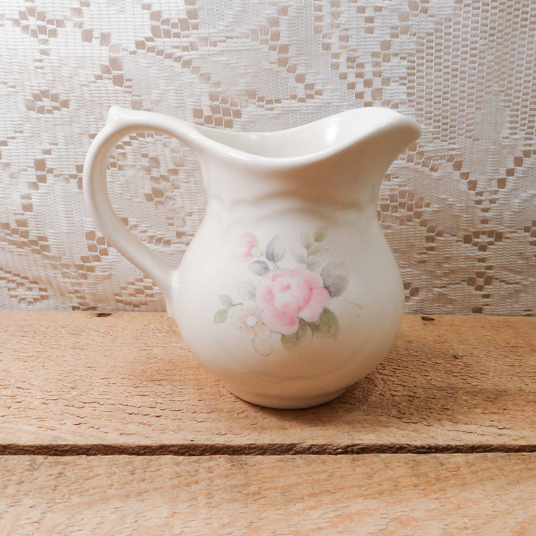 Pfaltzgraff Creamer Tea Rose Pattern, Replacement Creamer, Ceramic ...
