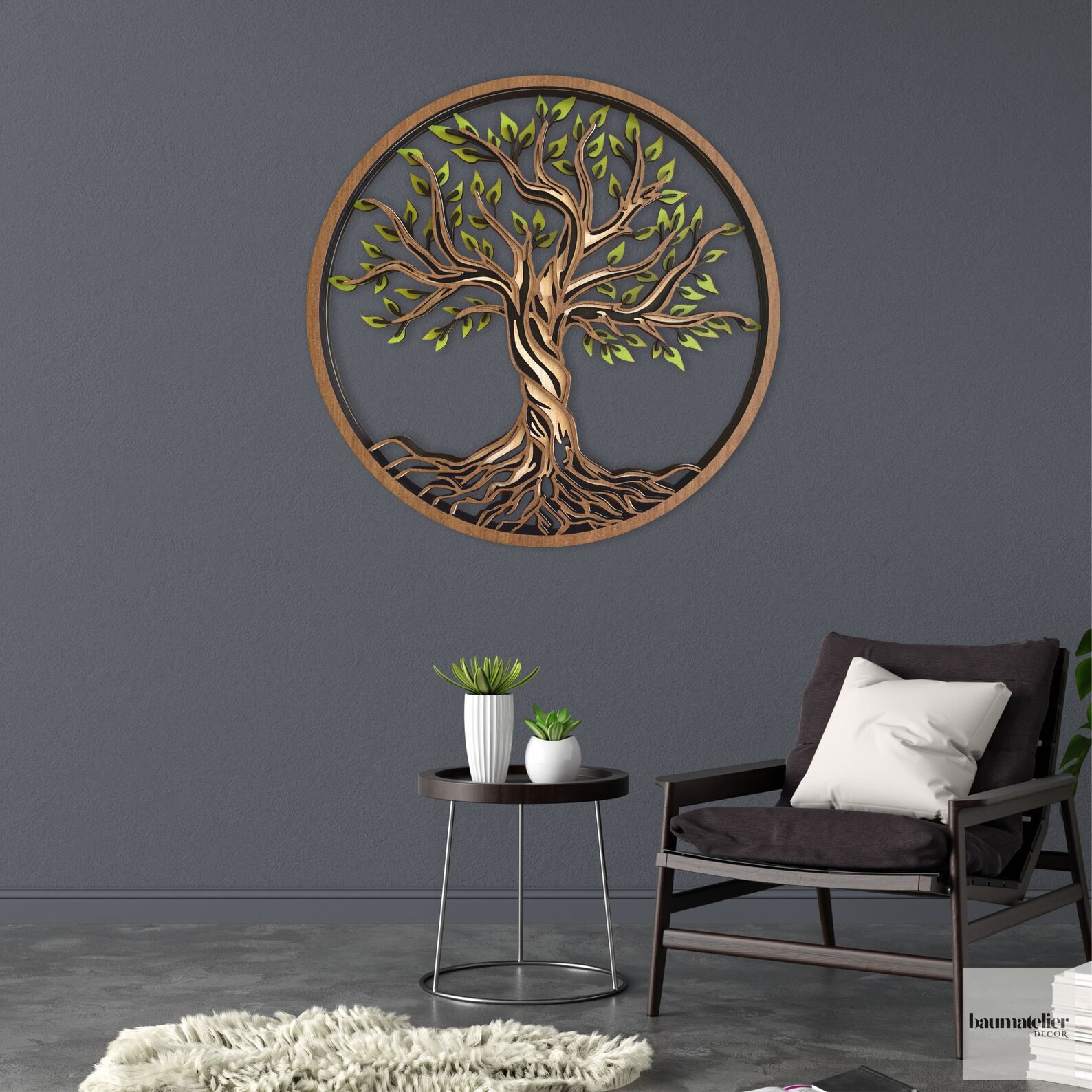 Tree of Life Wood Wall Decor, Tree of Life Wall Art, Sacred Geometry ...