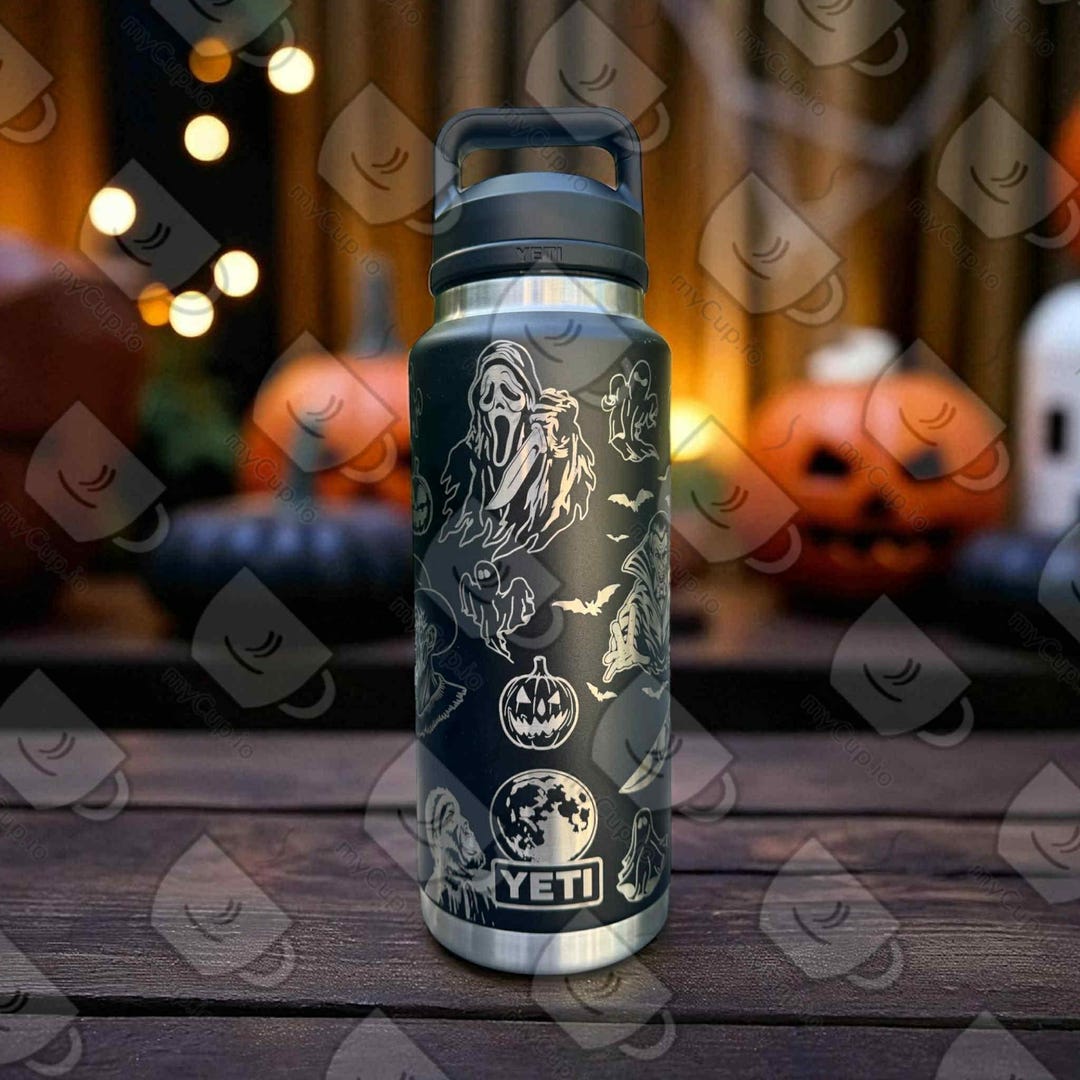 26oz Classic Monsters Black Yeti Chug Cap - Etsy