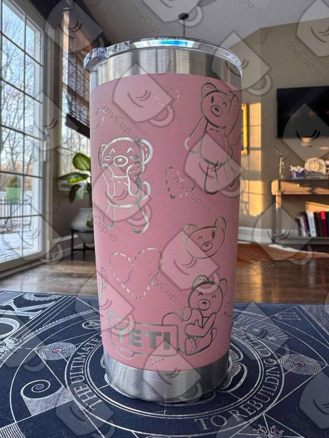 20oz Valentines Teddy Bears Engraved Yeti Tumbler - Etsy