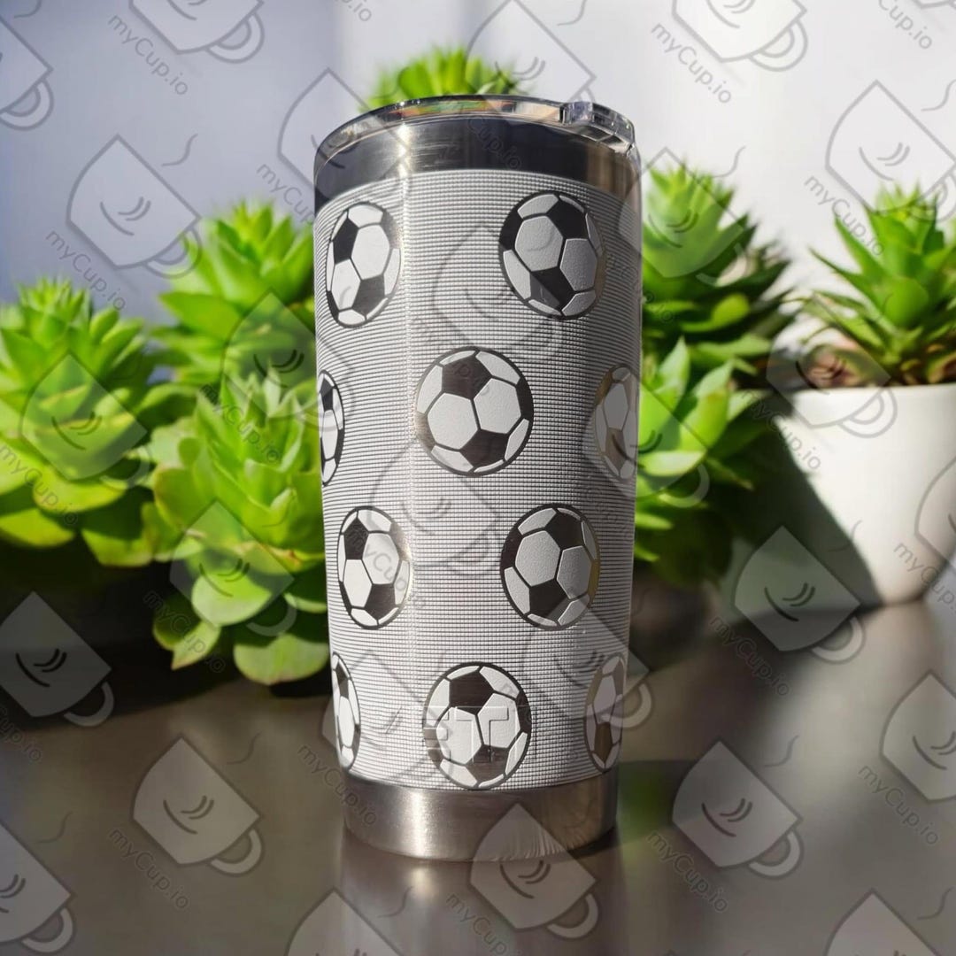 20oz Soccer Balls Engraved Yeti Tumbler - Etsy