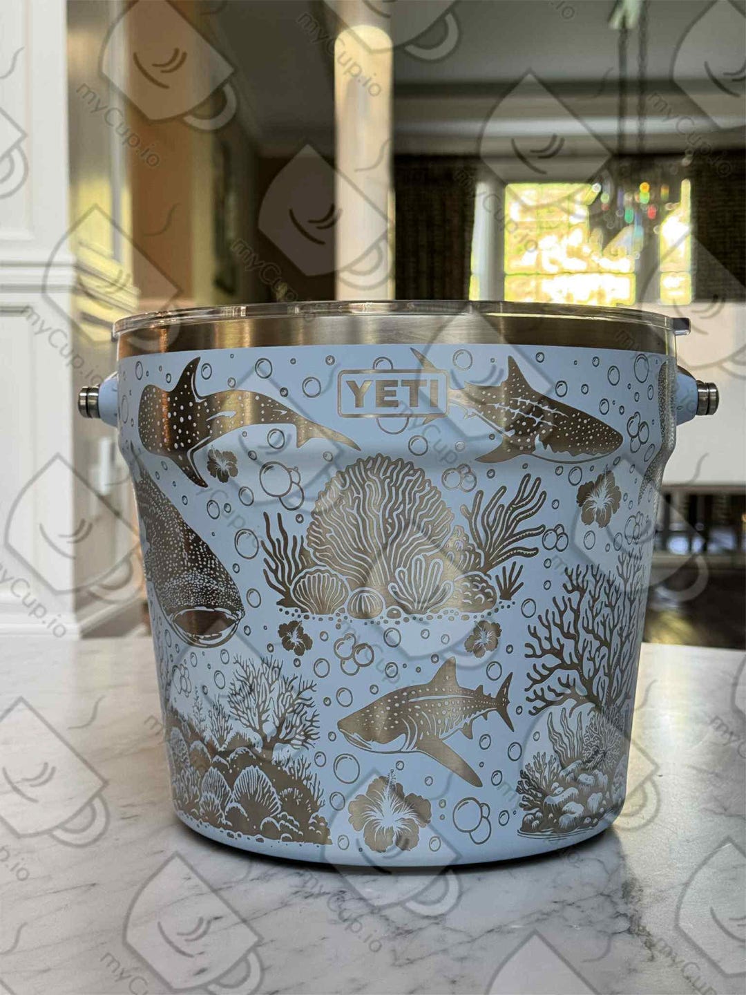 Whale Shark Engraved Yeti Ice Bucket - Etsy