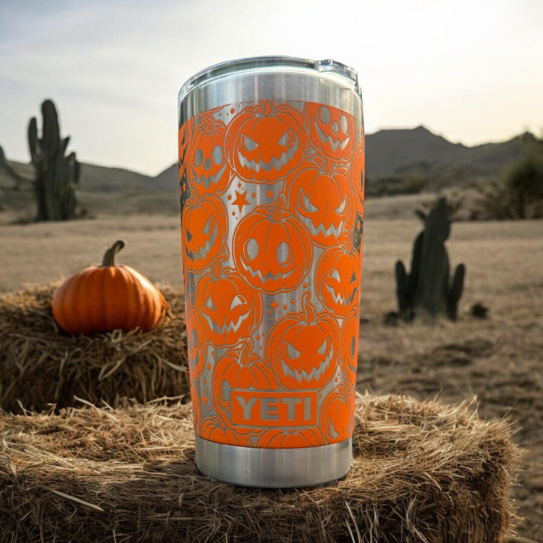 20oz Pumpkin Patch Engraving Yeti Tumbler - Etsy